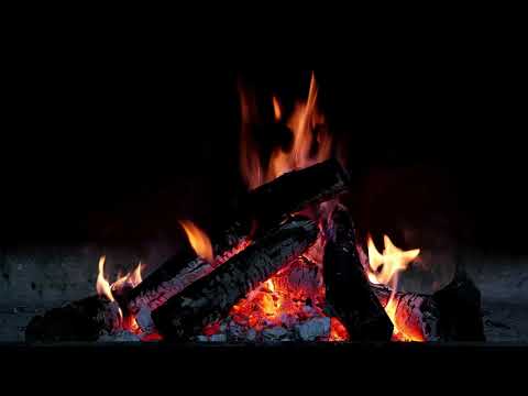 Новогодние/Рождественские песни (Без рекламы) Камин 4k