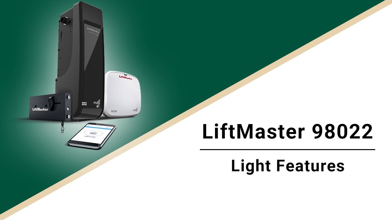 LiftMaster 98022 Light Features - YouTube