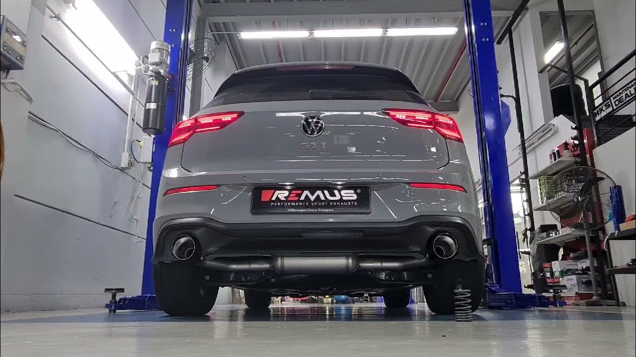 REMUS SPORTS EXHAUST SYSTEMS VOLKSWAGEN GOLF GTI MK8 TYPE CD FROM AFTER ...