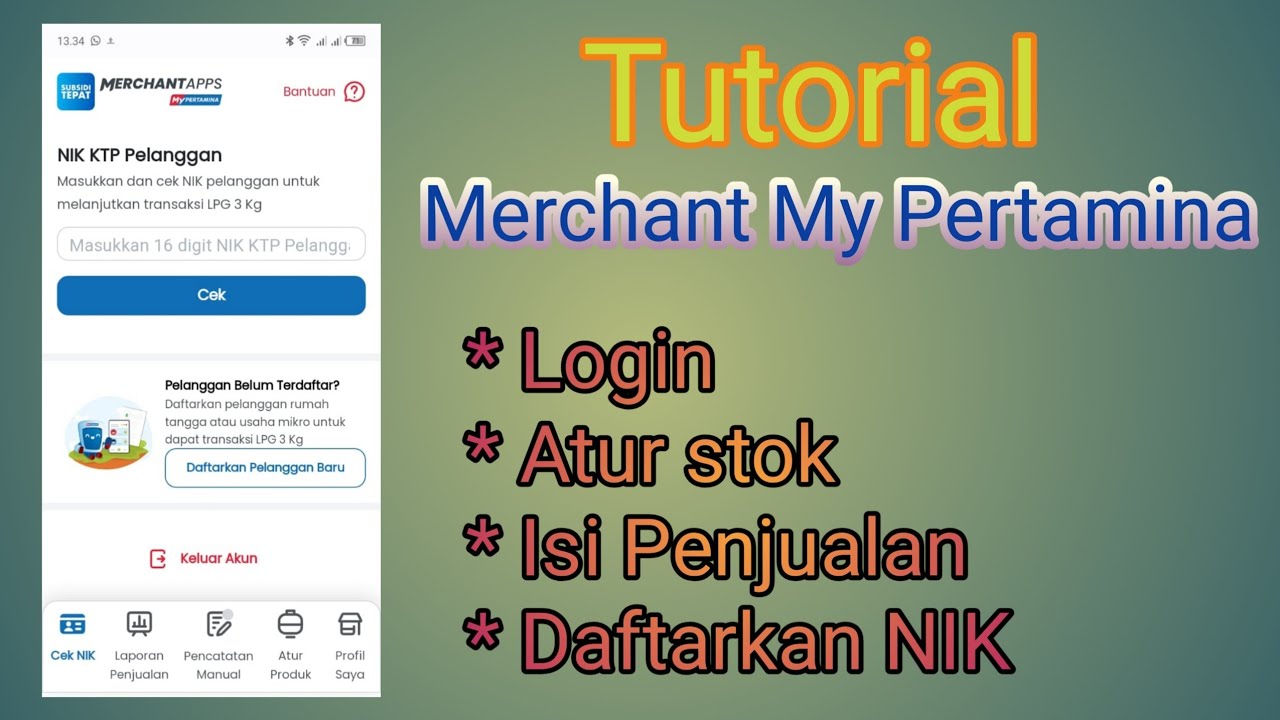 Tutorial aplikasi Merchant My Pertamina #merchantmypertamina - YouTube
