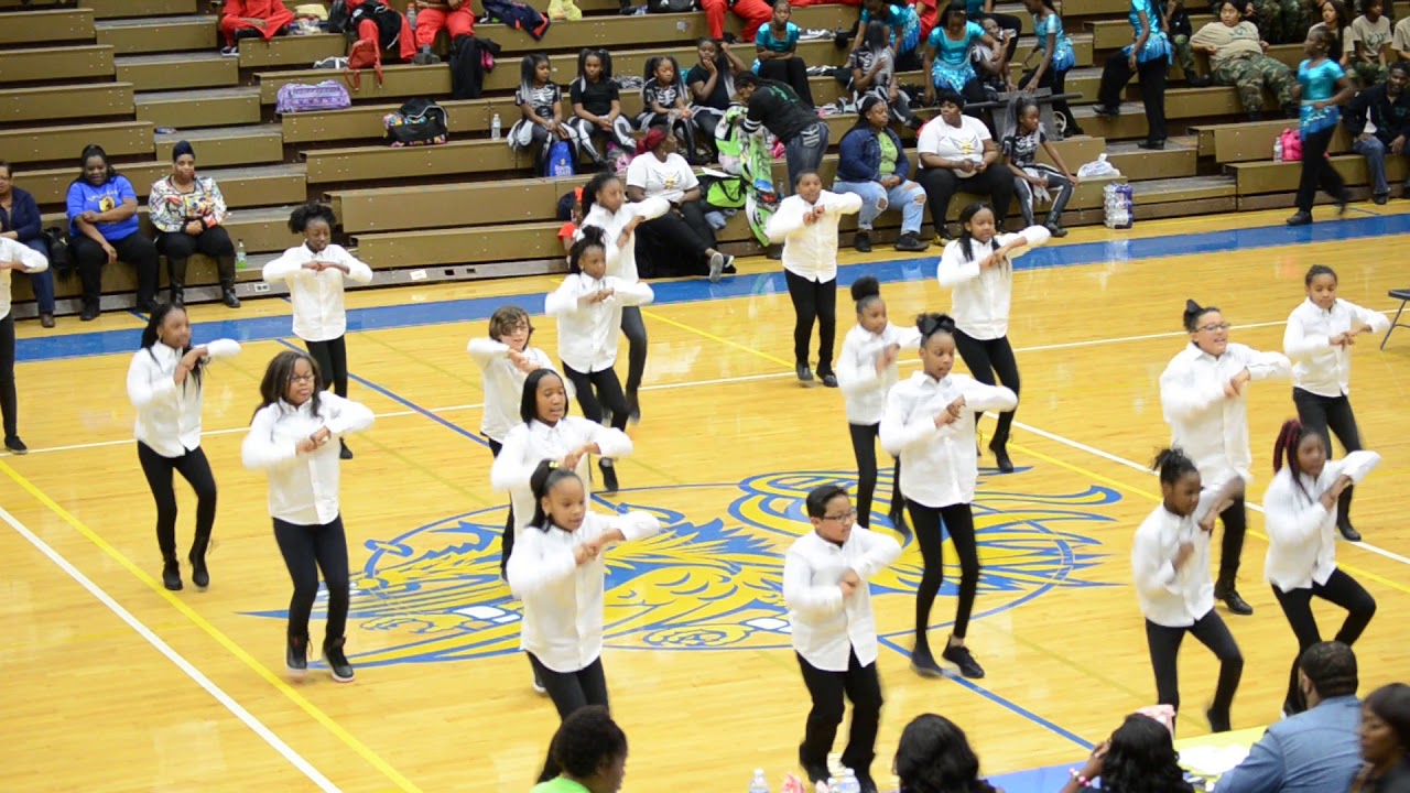 High Hills Elementary Step Team Competition Part1 - YouTube