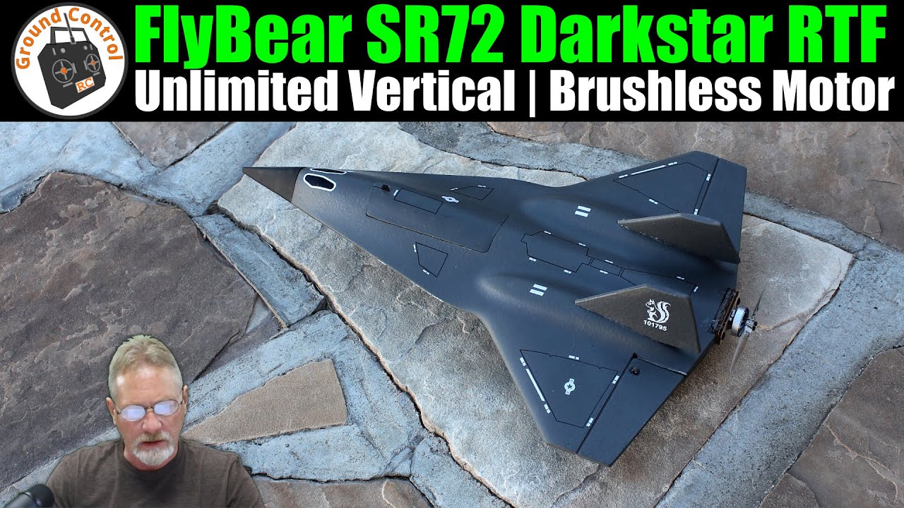 Unlimited Vertical | Brushless Motor | FlyBear FX9672 SR-72 Darkstar ...