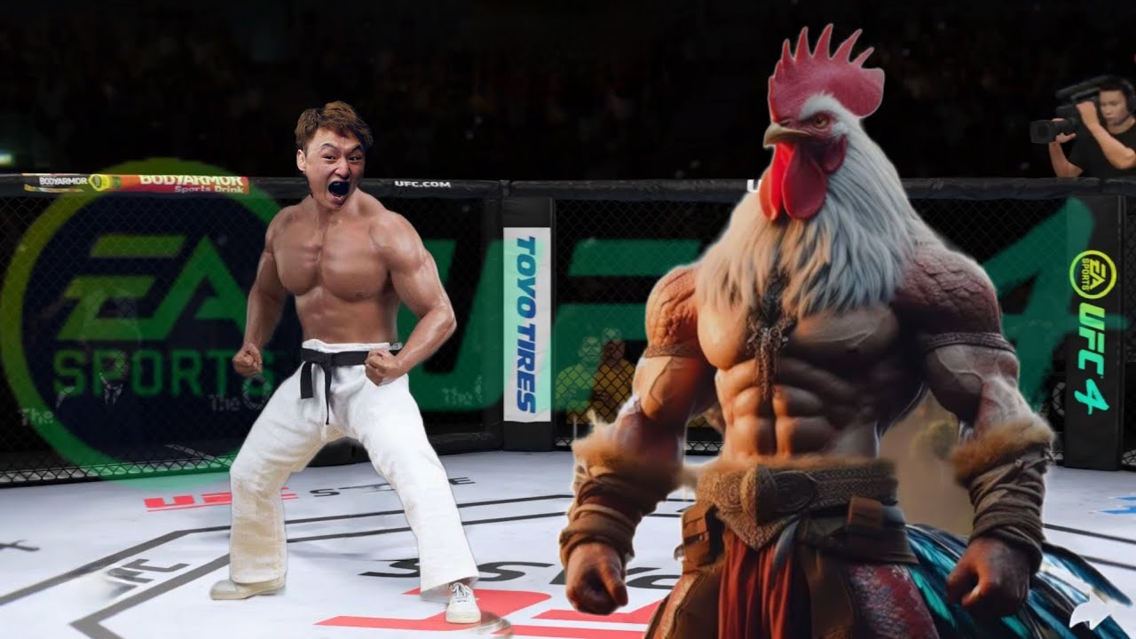 UFC4 | Dooho Choi vs Mutant Rooster (EA Sports UFC 4) wwe mma - YouTube