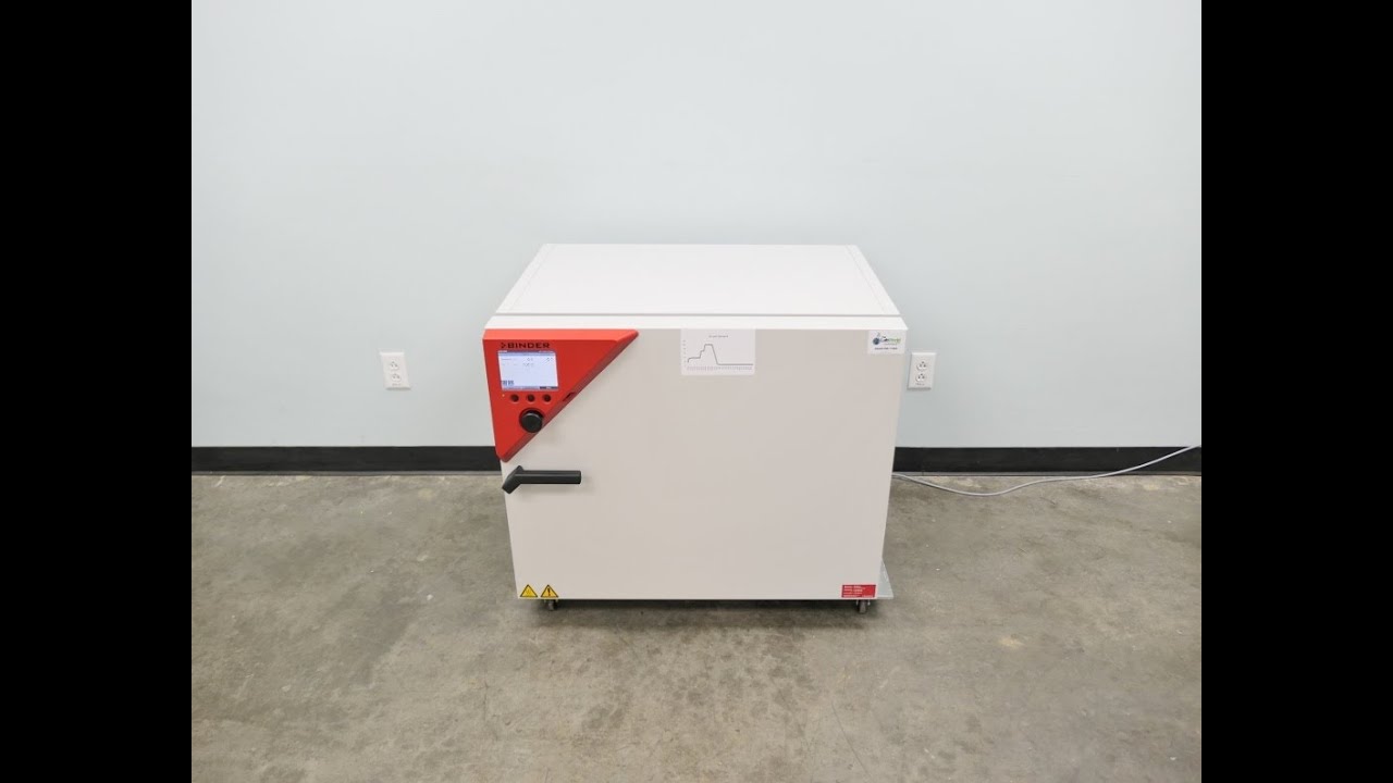 Binder KT 115 UL Refrigerated Incubator for Sale - YouTube