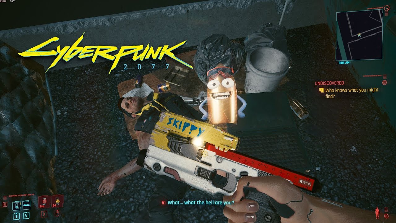 Cyberpunk 2077: Skippy gun, stone cold killer mode deactivated - YouTube