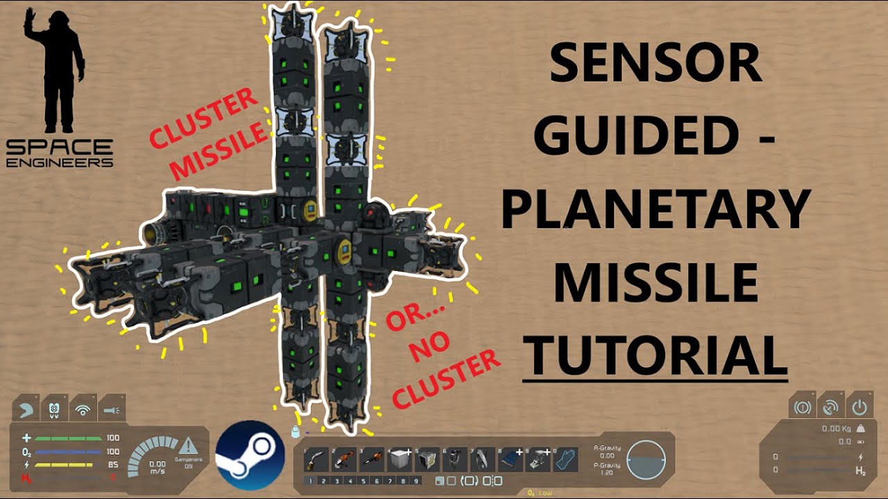 Sensor Guided Planetary Missile Tutorial - Space Engineers - YouTube