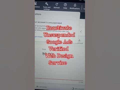 Reactivate Unsuspended Google Ads Verified Web Design Service Whatsup :- 8510882664 - YouTube