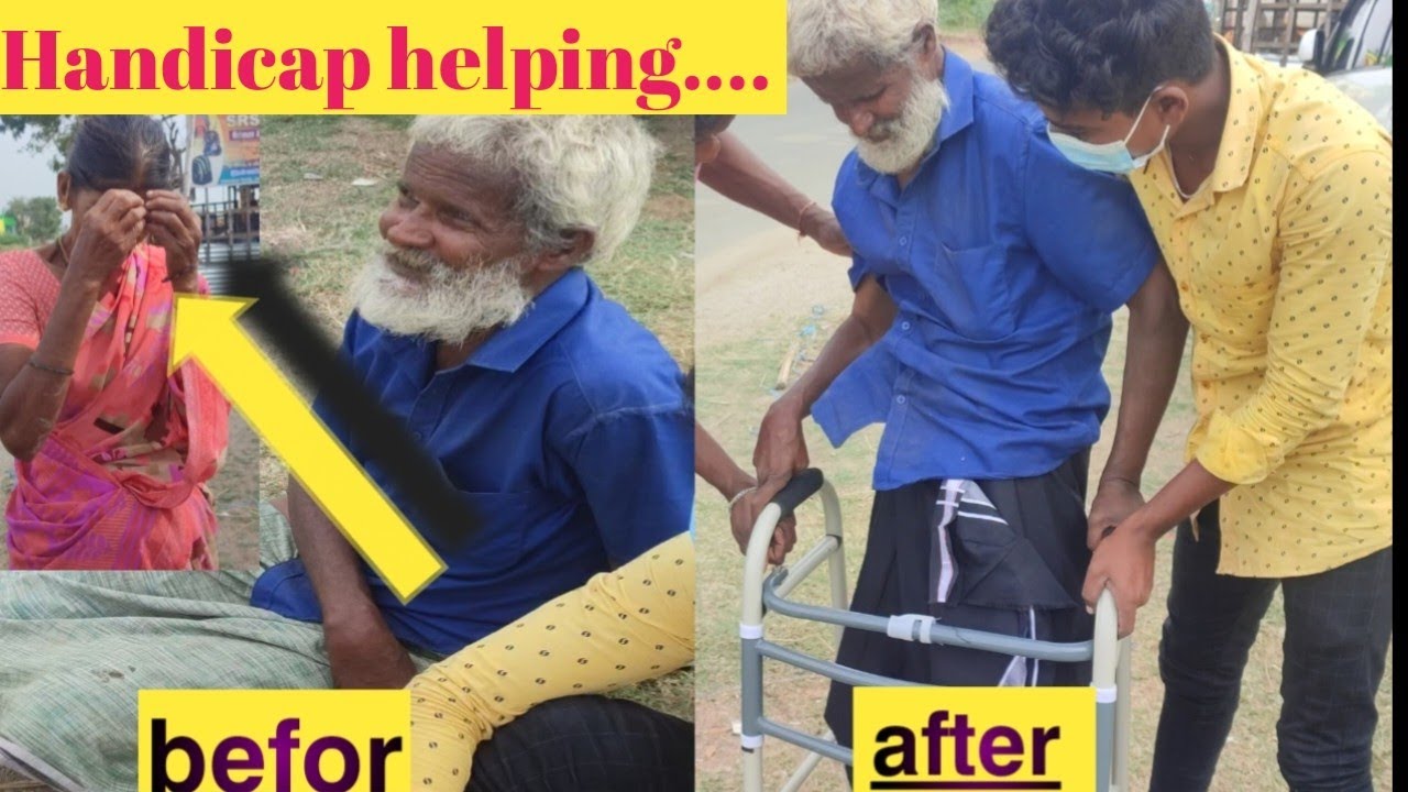 helping for poor people in India/helping for handicap/helping homeless ...