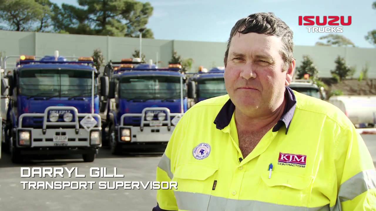 Truck Power on the Road with KJM Contractors - YouTube
