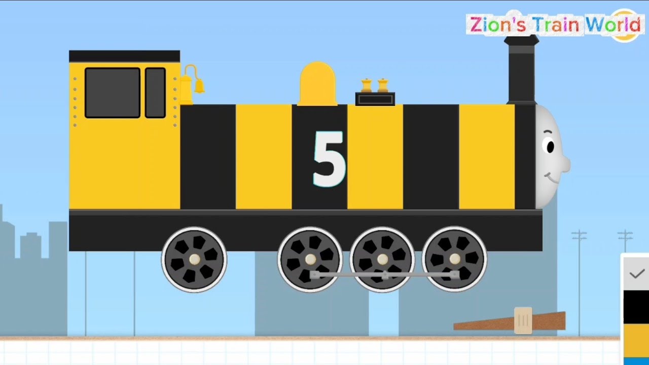 Labo Brick Train #1027 james the red engine - YouTube