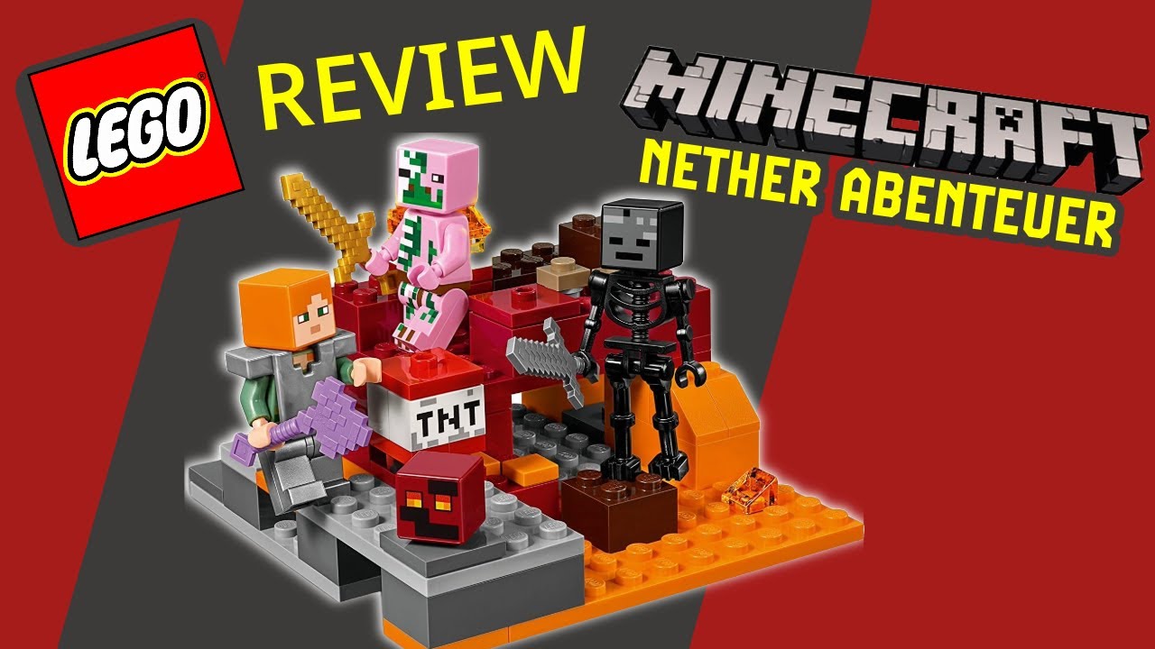 MINECRAFT - Nether-Abenteuer Fight - LEGO - 21139 - Unboxing, Aufbau ...