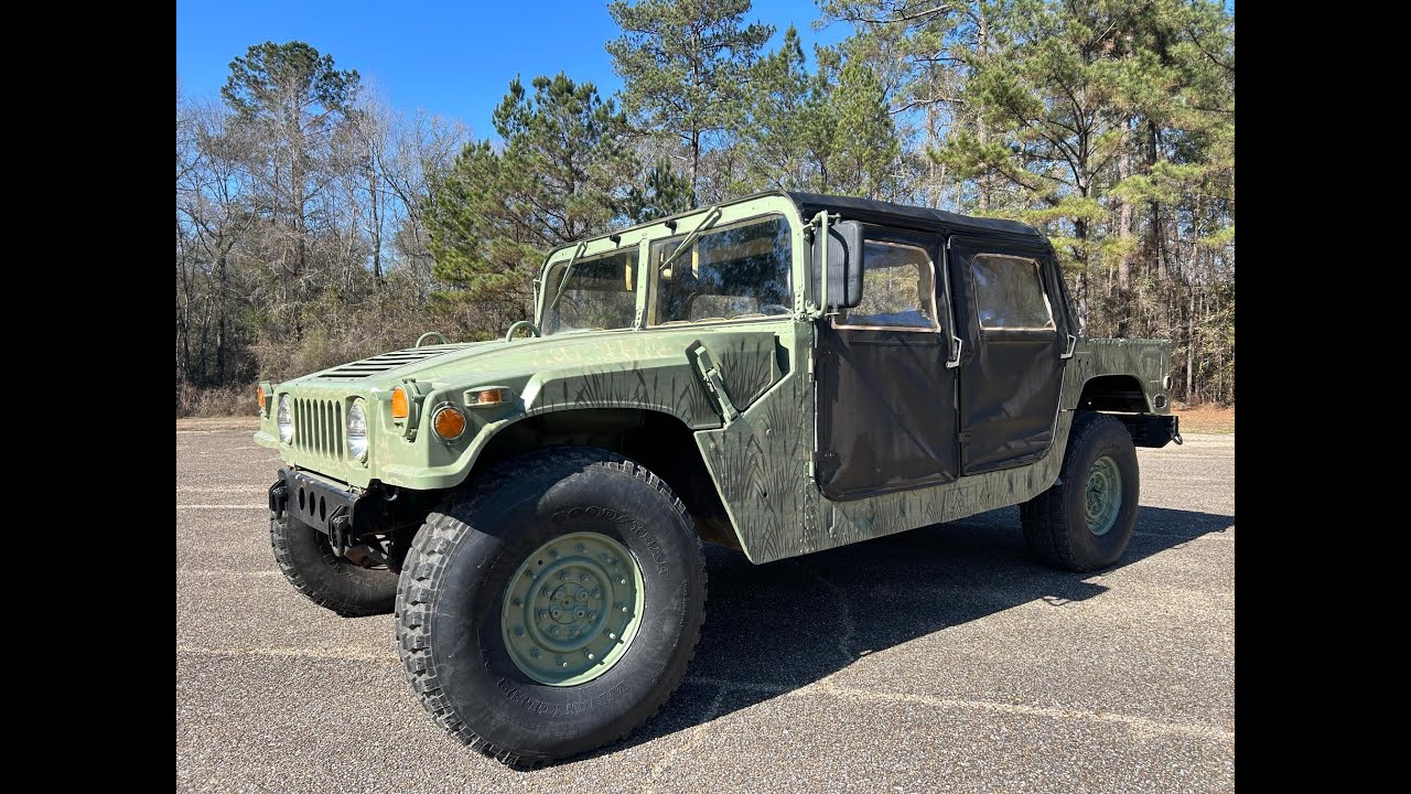 #545 - 2007 AM General M1097R1 4x4 Military Humvee (14,712 Miles) - YouTube