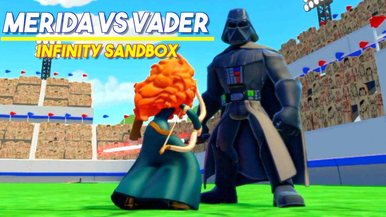Merida vs Darth Vader | Infinity Disney - YouTube
