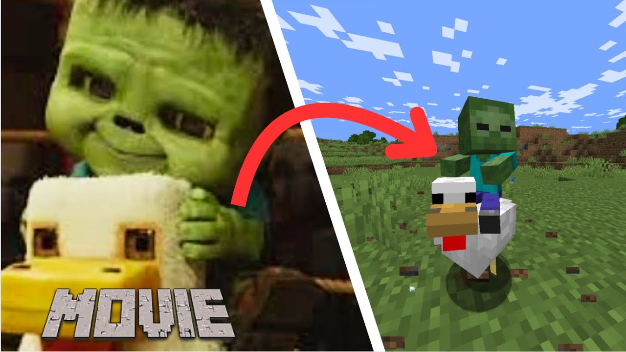 The Minecraft Movie Memes In Minecraft! - YouTube