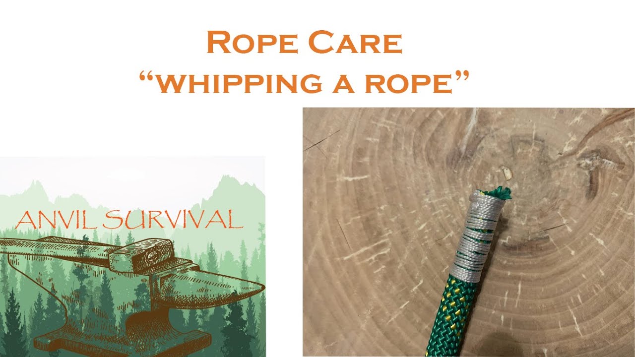Rope Care - How to whip or bind a rope end - YouTube