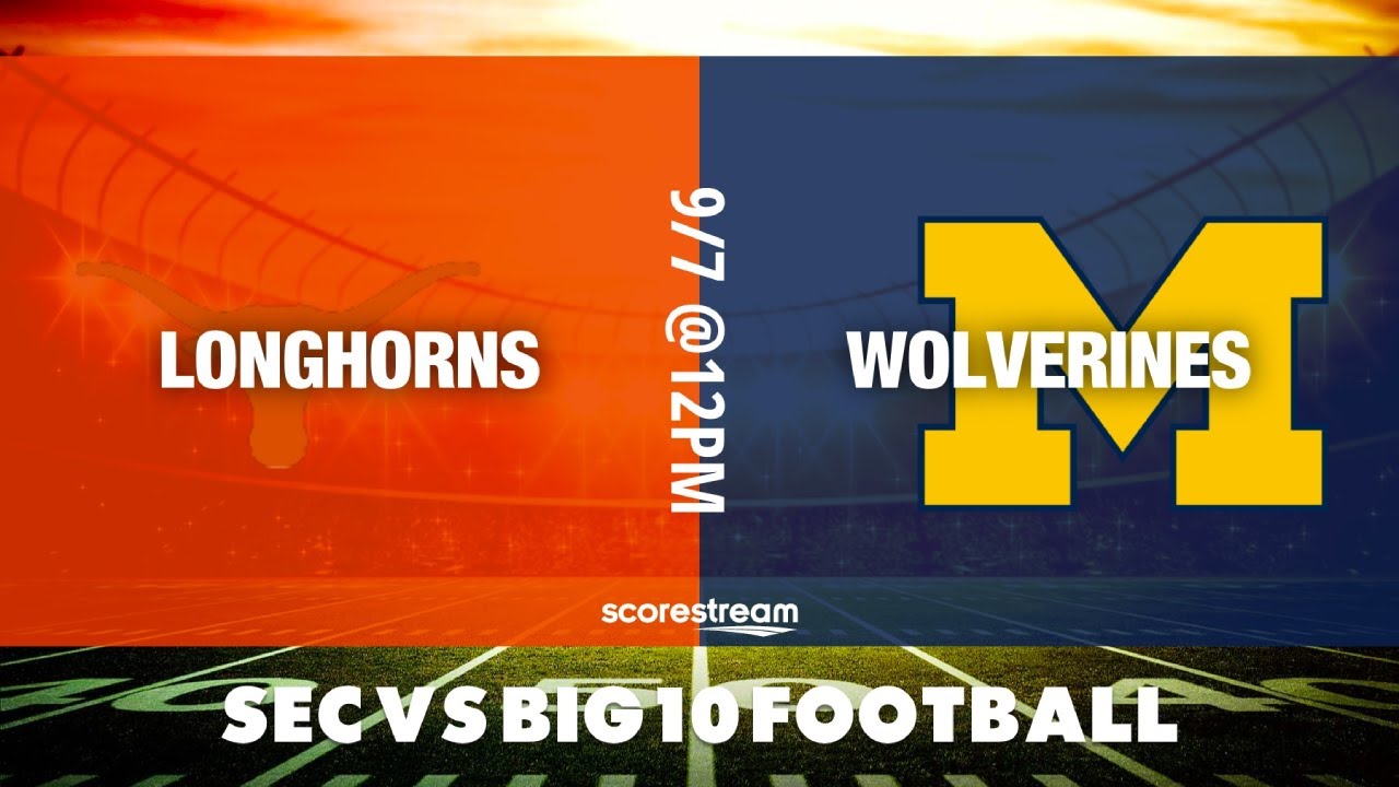 College Football 2024 Week 2 Texas vs Michigan Live Broadcast - YouTube
