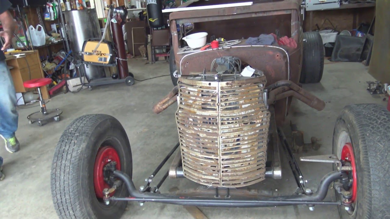 Rat Rod Project car build in progress - YouTube