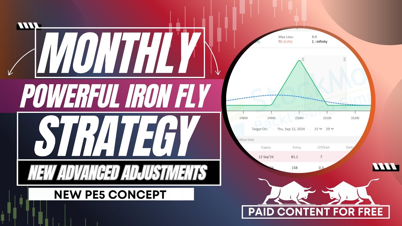 Monthly Option Selling Strategy || Iron Fly Strategy || PE5 Concept ...