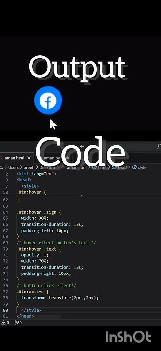 Button Animation In Html Css Part 48 Html 5 Css Coding Youtube