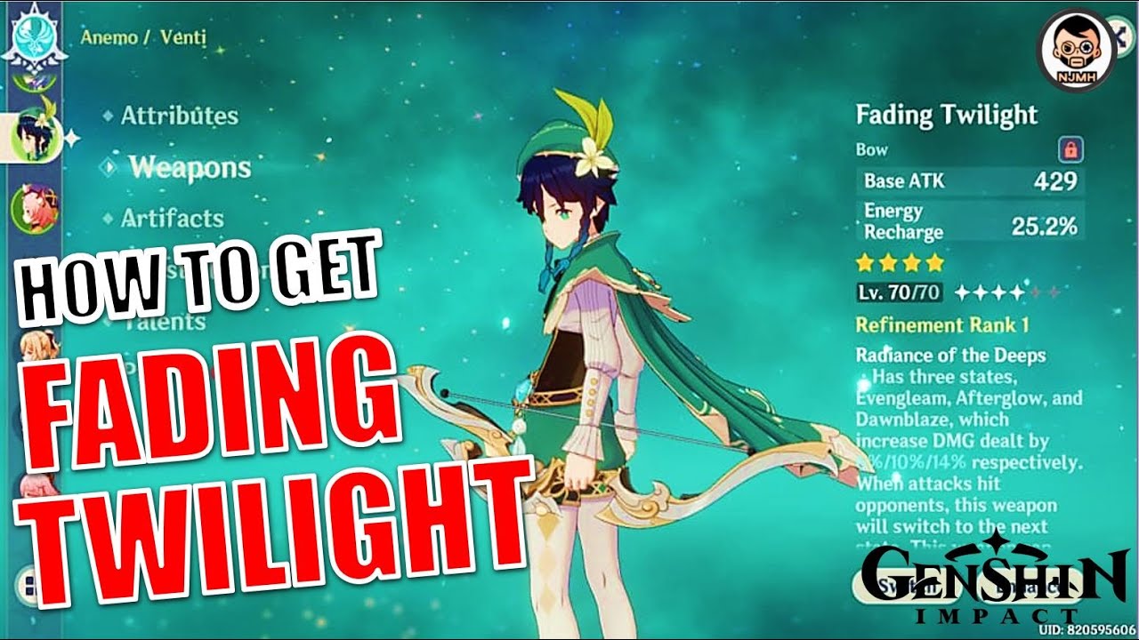 How to get Fading Twilight FREE Bow? | Genshin Impact - YouTube