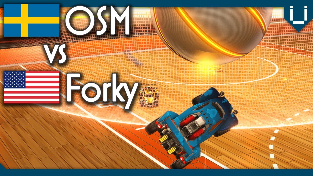 OSM vs Forky | 1v1 Hoops | Rocket League - YouTube