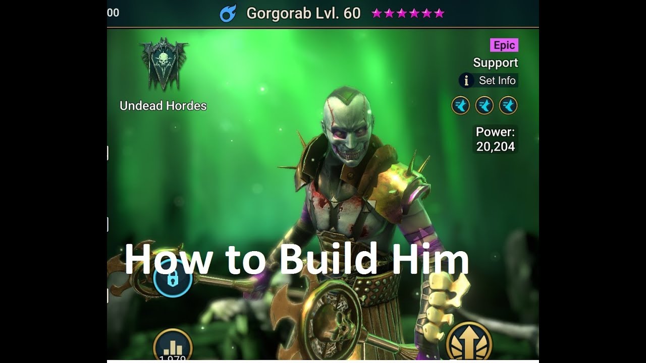 Gorgorab - How To Build Him Raid Shadow Legends - YouTube