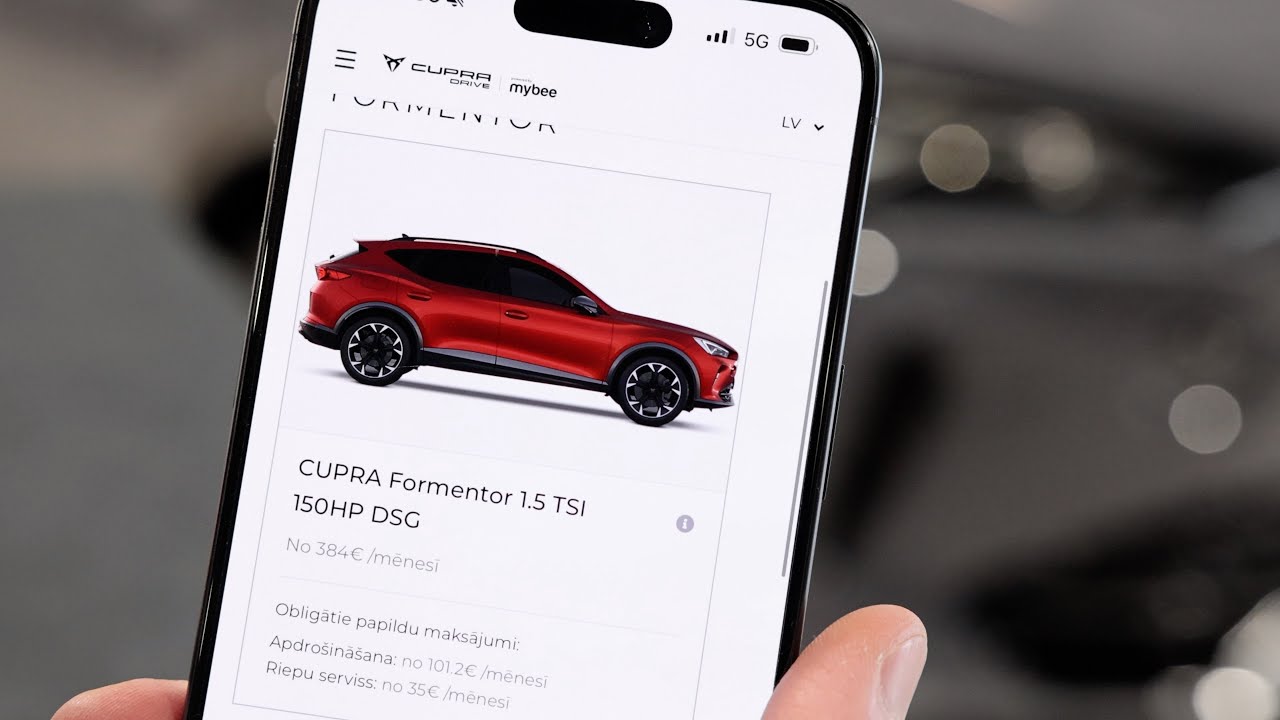 CUPRA DRIVE - Jauns auto teju desmit minūtēs - YouTube