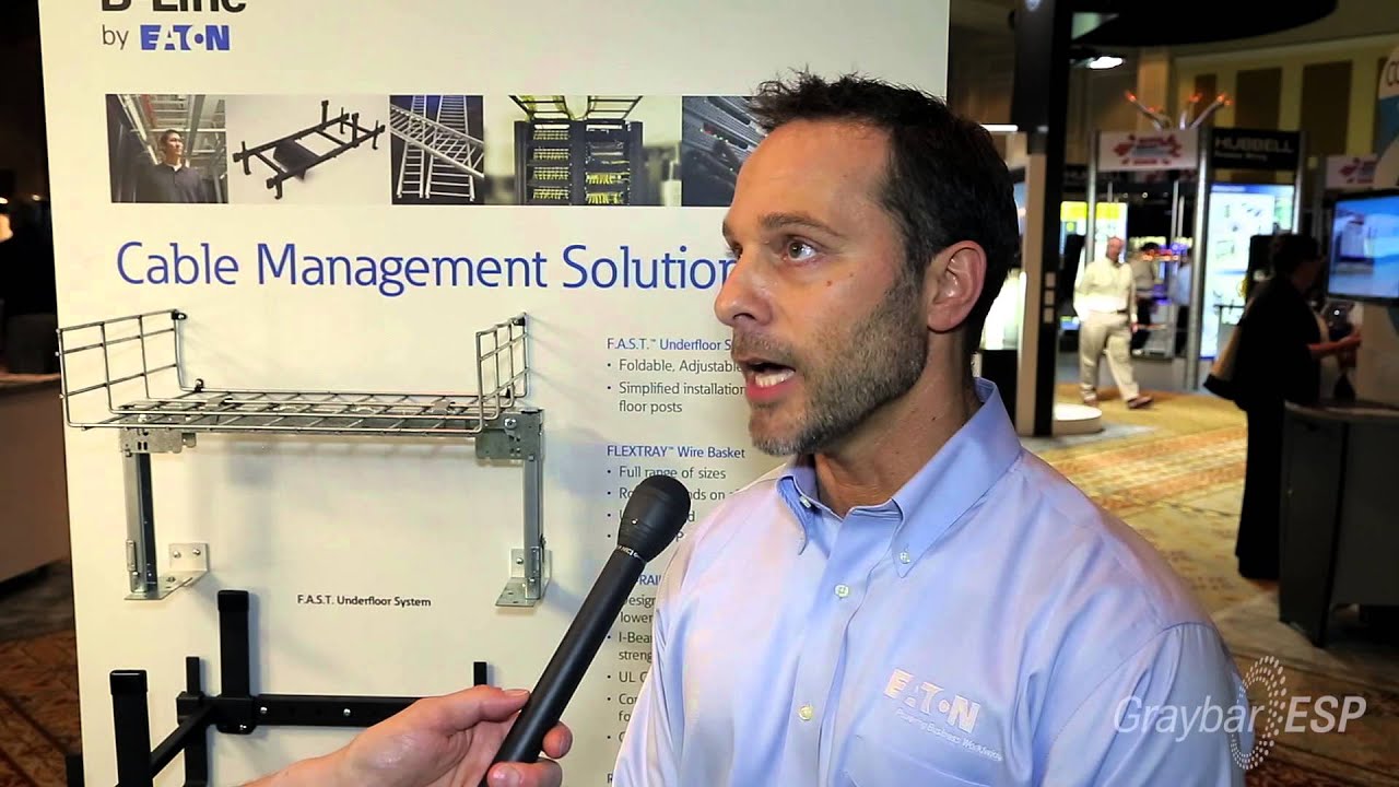 Eaton B-Line Redi-Rail Cable Tray System - YouTube