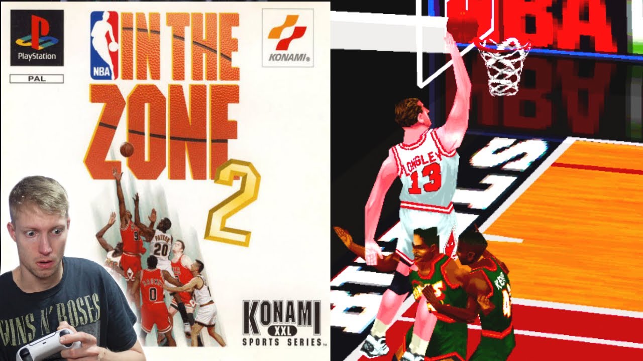NBA in the Zone 2 🕹️🏀 Basketball (PS1) Gameplay - Angezockt (1996 ...