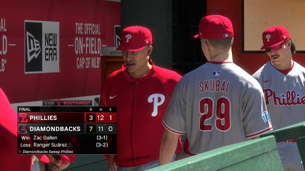 MLB The Show 24 Modo Carrera Arizona vs Philadelphia #3 - YouTube