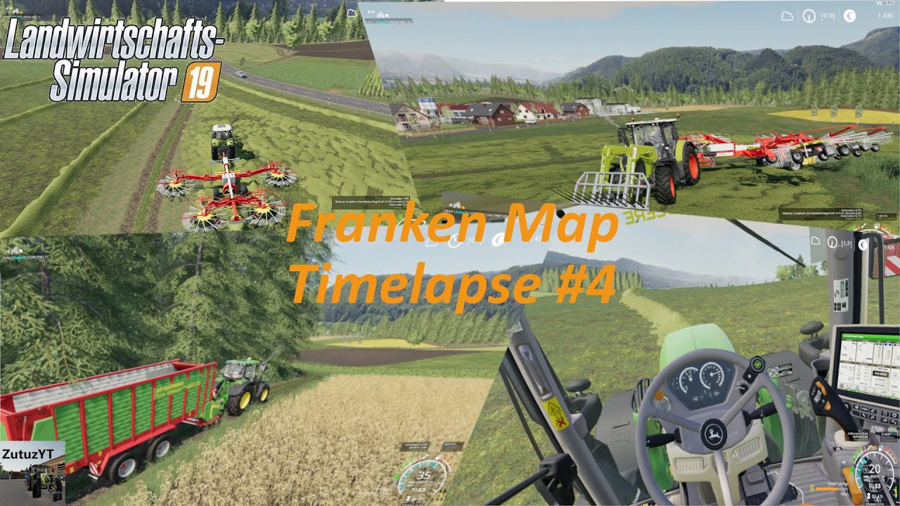 LS19 / FS19 | Franken Map Timelapse #4 | Heuernte Teil 2 - YouTube