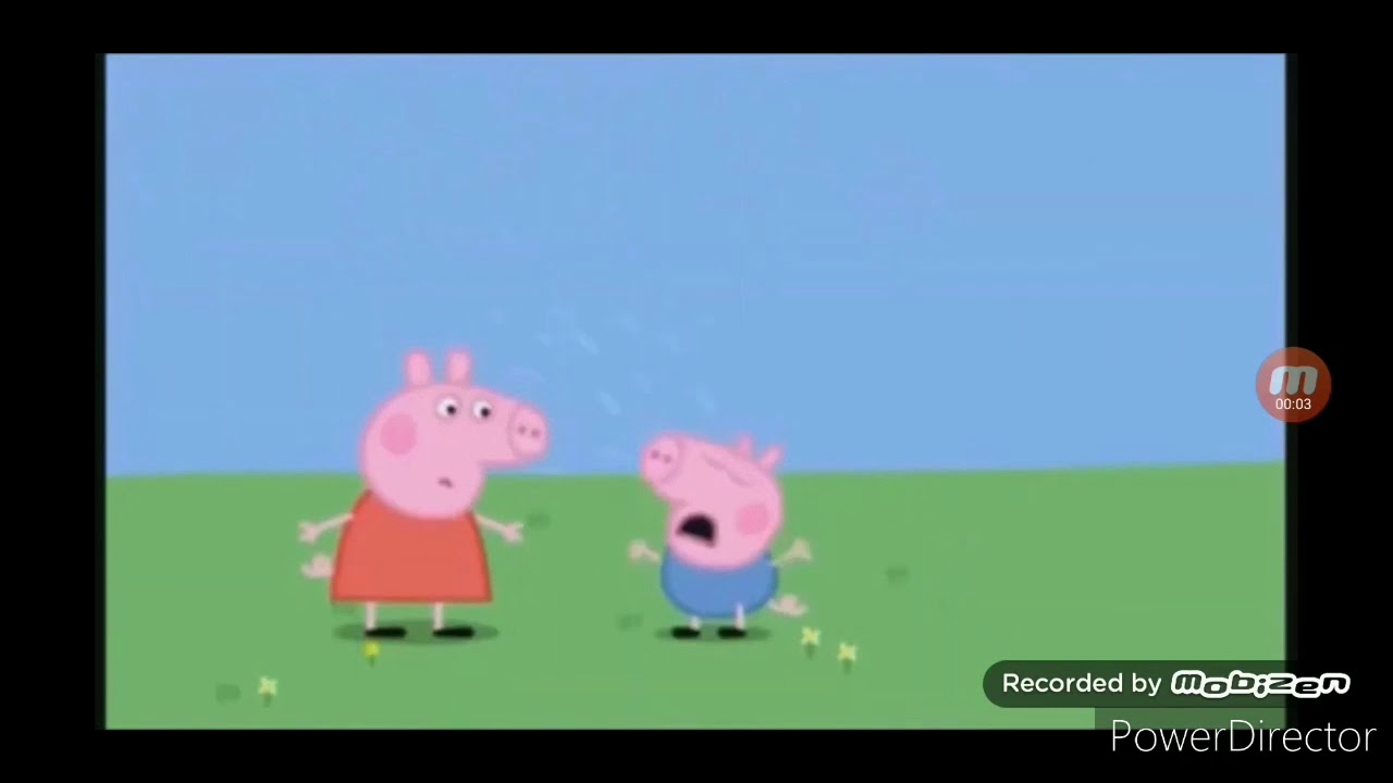 george pig crying reversed - YouTube