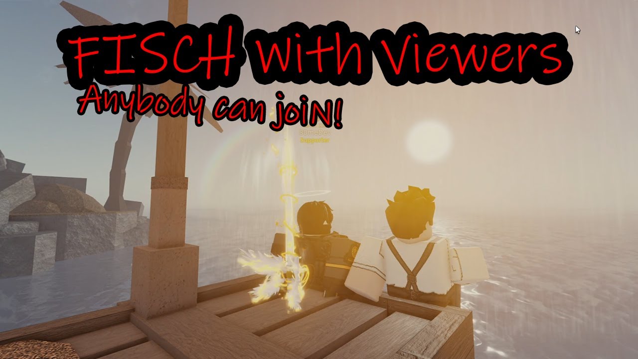 Playing FISCH With viewers!🔴LIVE🔴 - YouTube
