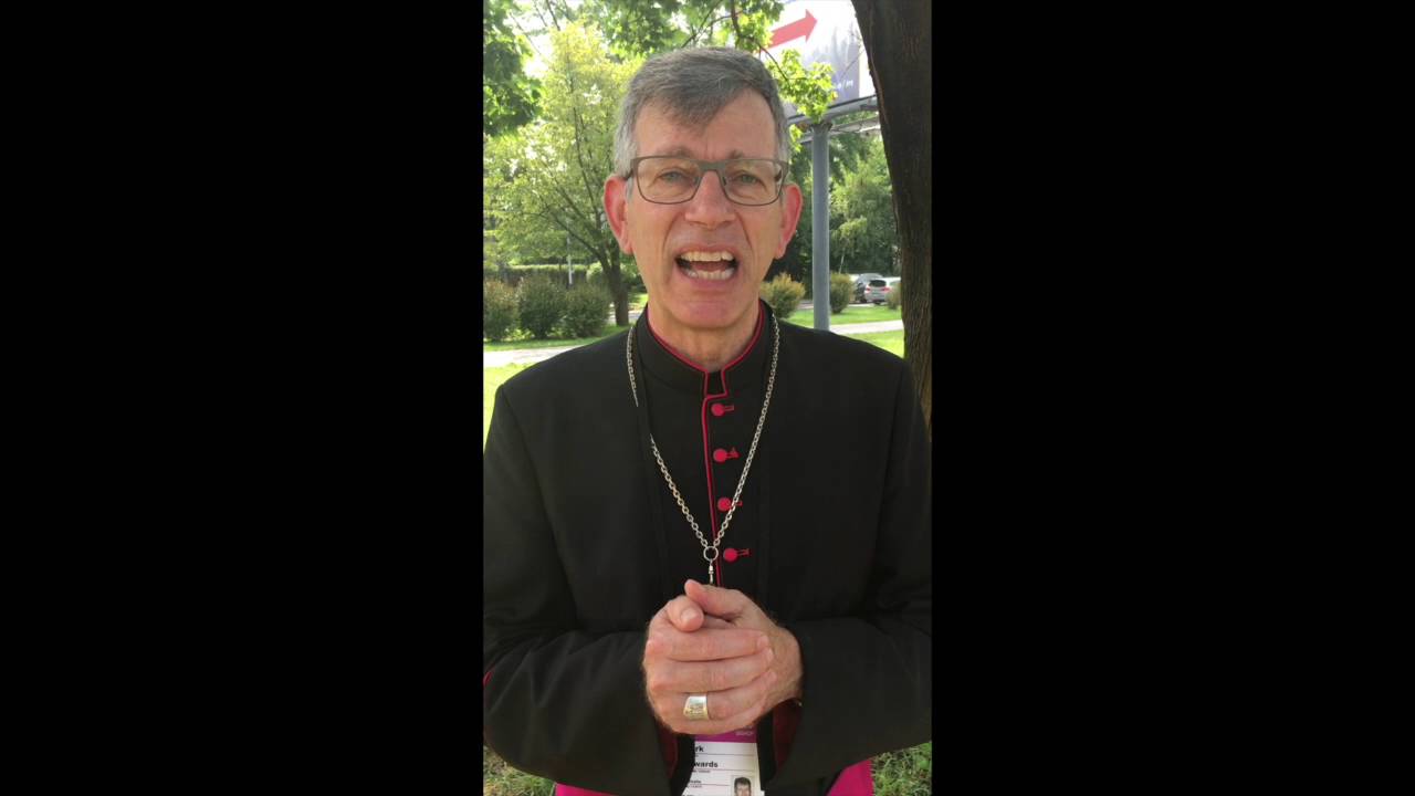Bishop Mark Edwards at World Youth Day - YouTube