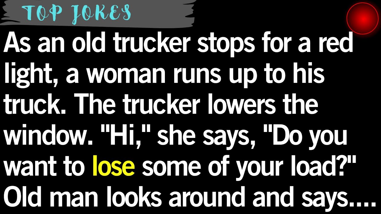 😂 BLONDE CAUGHT MESSING WITH TRUCK DRIVER!.!": !....| Daily Jokes - YouTube
