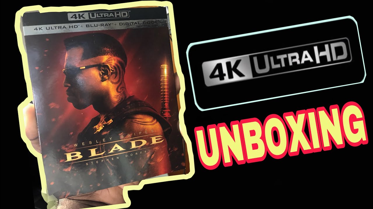 Blade 4K Blu Ray + Unboxing | Wesley Snipes, Stephen Dorff - YouTube