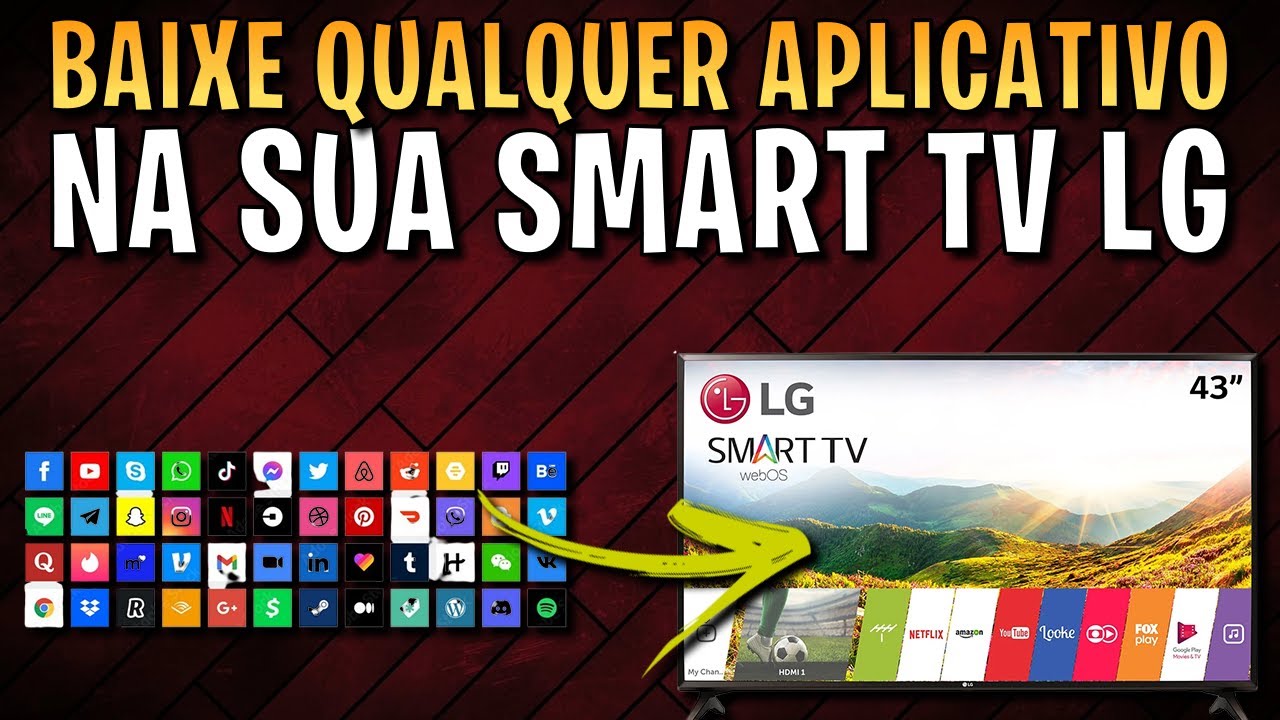 ATUALIZADO Como BAIXAR e INSTALAR APLICATIVOS na SMART TV LG - YouTube