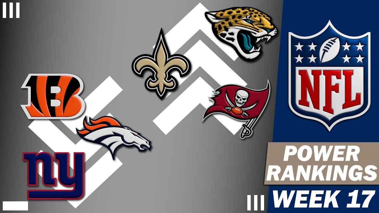NFL Power Rankings Week 17 | 2022 - YouTube
