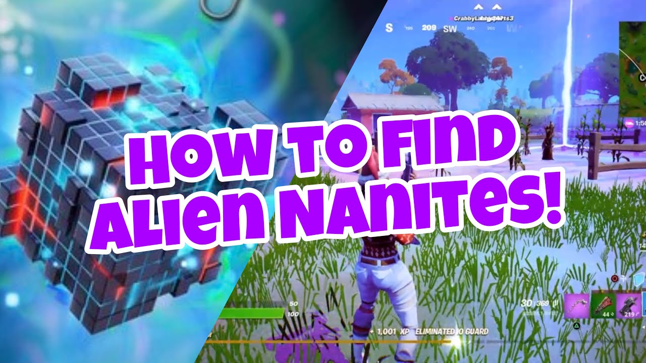 How to find Alien Nanites in Fortnite! - YouTube