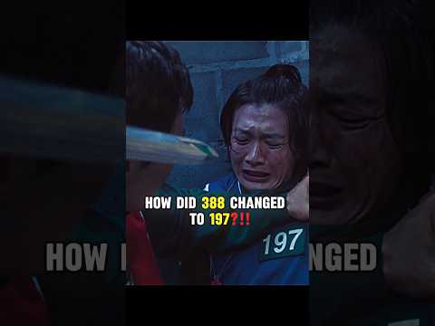Player 388 changed to 197?!! 🤯 | Dae ho death scene #squidgame3 #daeho #gihun #shorts