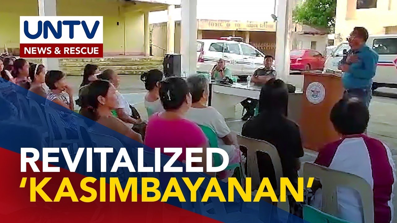 Programang Revitalized KASIMBAYANAN, isinagawa ng PNP sa Albay - YouTube