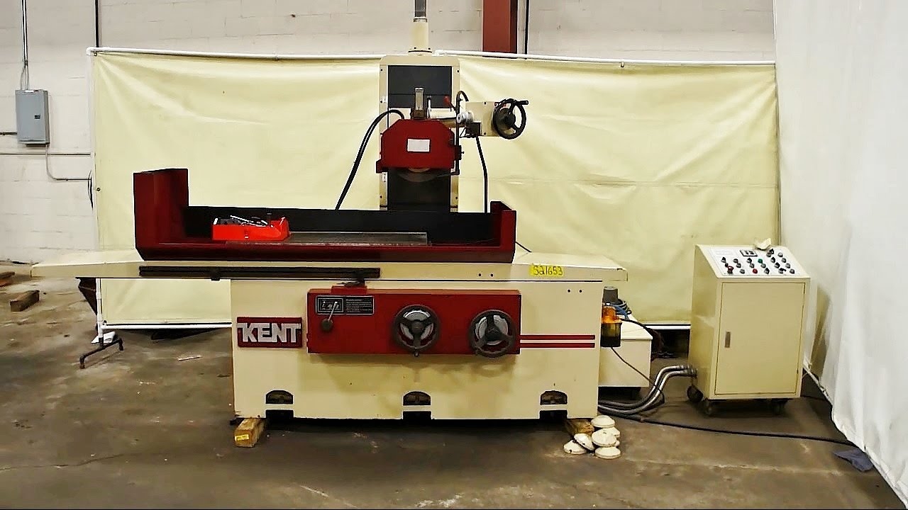 KENT 5 HP 16” x 40” Hydraulic Surface Grinder KGS-410-AHD - YouTube
