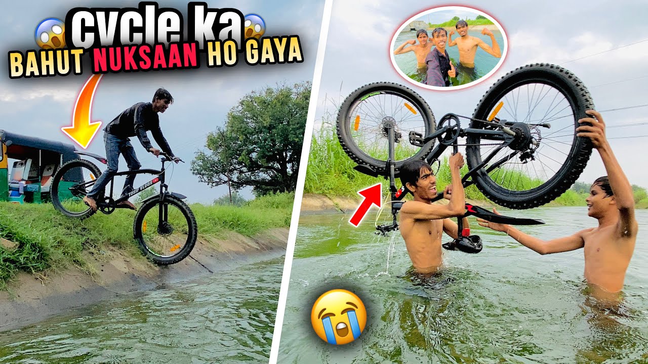 Cycle stunt Vlog😭? - YouTube