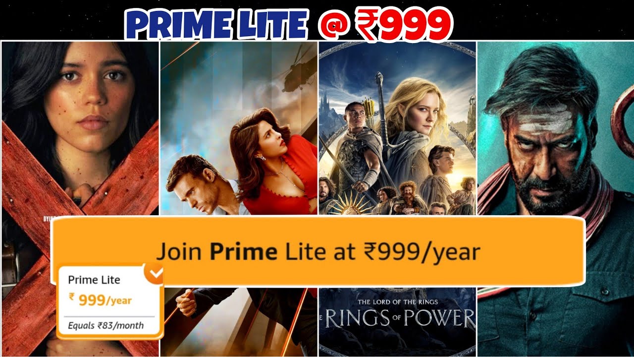 Prime Lite At ₹999🔥: Prime Video New Subscription Plan | Benefits | Everything you need to know ...