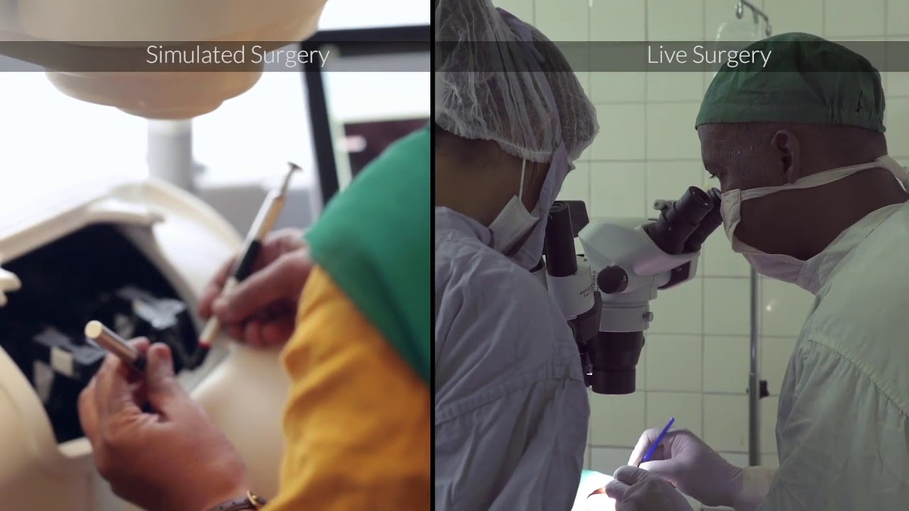HelpMeSee: Simulation-Based Training For Cataract Specialists - YouTube