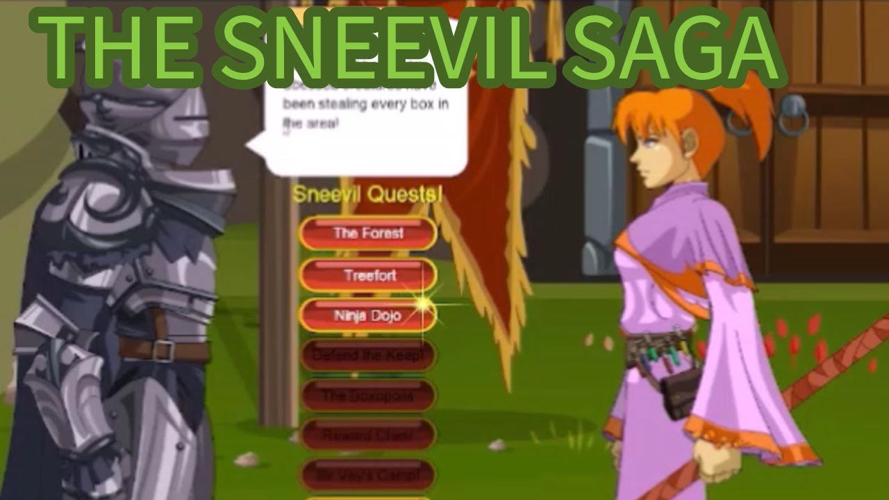 Dragonfable The Sneevil saga Book 1 Oaklore - YouTube