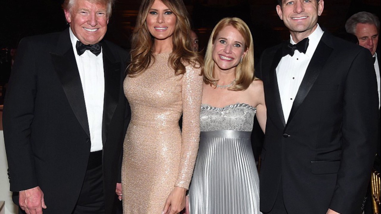 Donald and his golden girl- Trump is joined by stunning Melania - YouTube
