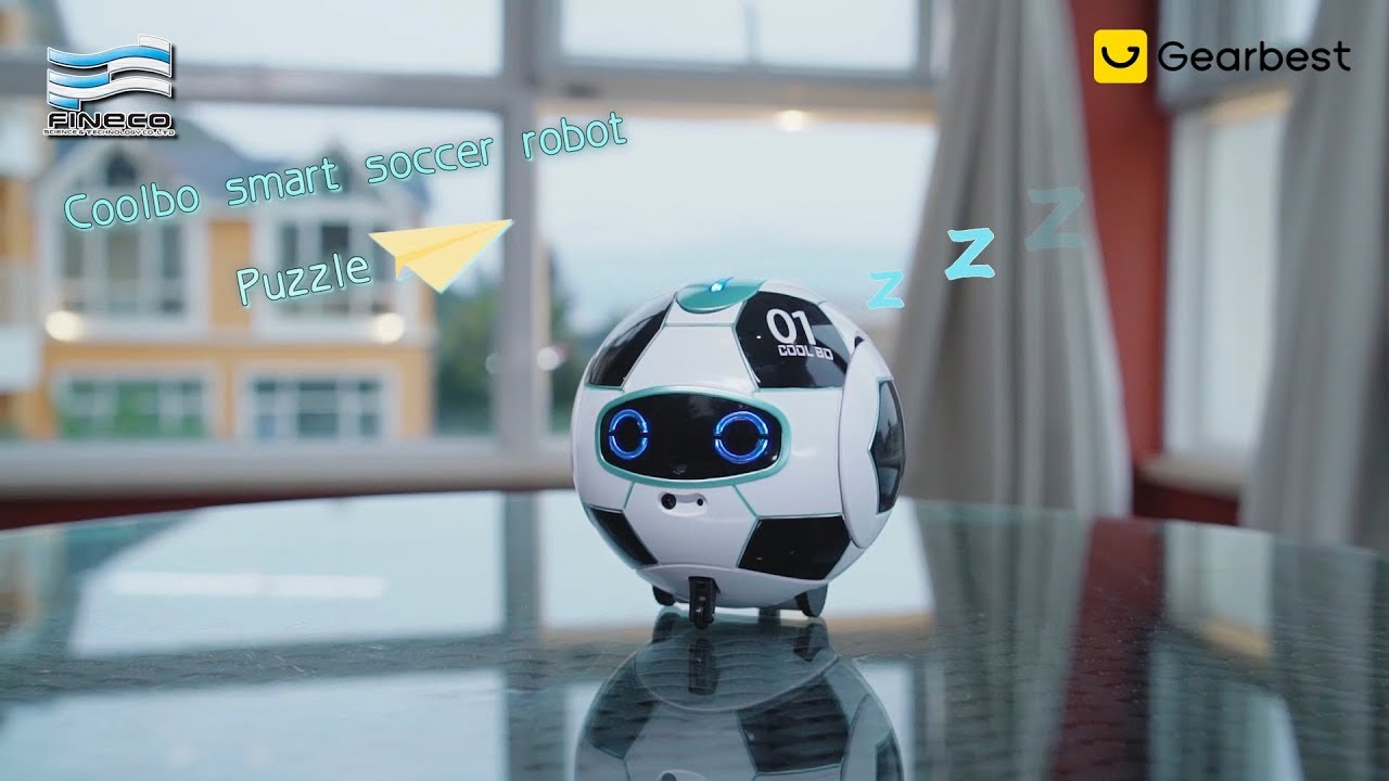 J01 Sing Dance Cool BO Ball Soccer Robot - Gearbest.com - YouTube