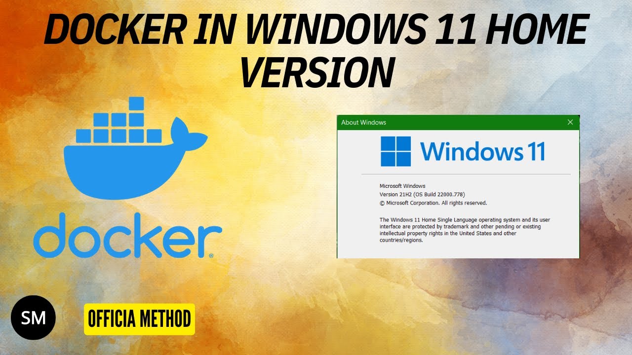 Installing Docker in Windows 11 Home Version | Without VM's | Official ...