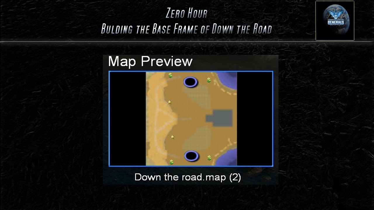 [C&C Zero Hour] Base Frame of "Down the Road" Map by cncHD and ReLaX ...